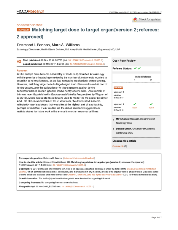 (PDF) Matching target dose to target organ