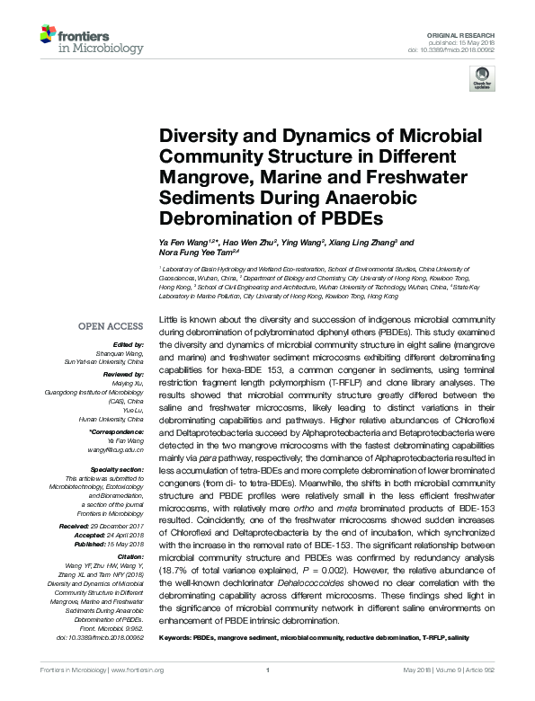 (PDF) Diversity and Dynamics of Microbial Community Structure in ...