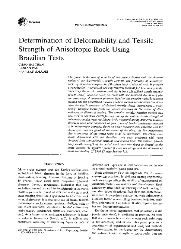 (PDF) Determination of deformability and tensile strength of ...