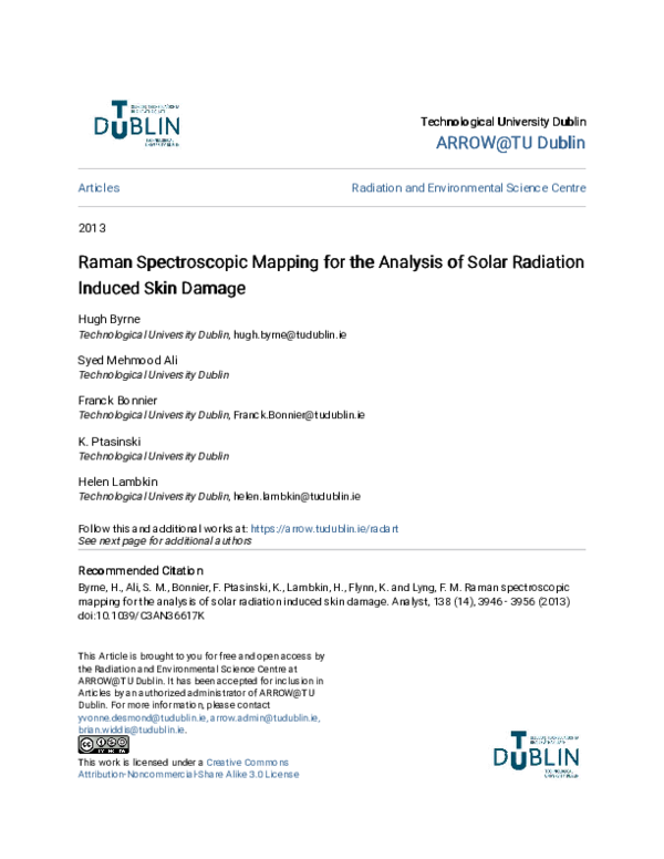 (PDF) Raman spectroscopic mapping for the analysis of solar radiation ...