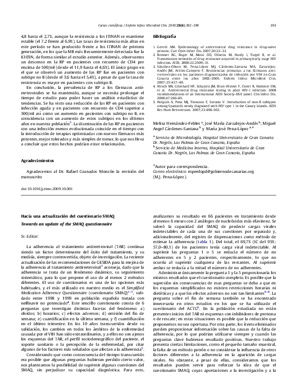 (PDF) Hacia una actualización del cuestionario SMAQ