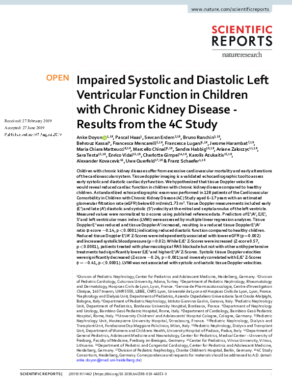 (PDF) Impaired Systolic and Diastolic Left Ventricular Function in ...