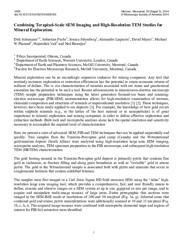 (PDF) Combining Terapixel-Scale SEM Imaging and High-Resolution TEM ...