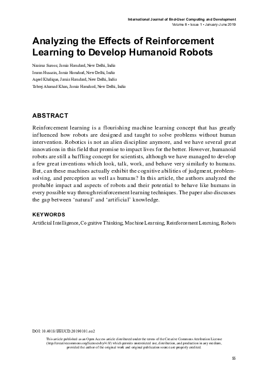 (PDF) Analyzing the Effects of Reinforcement Learning to Develop ...