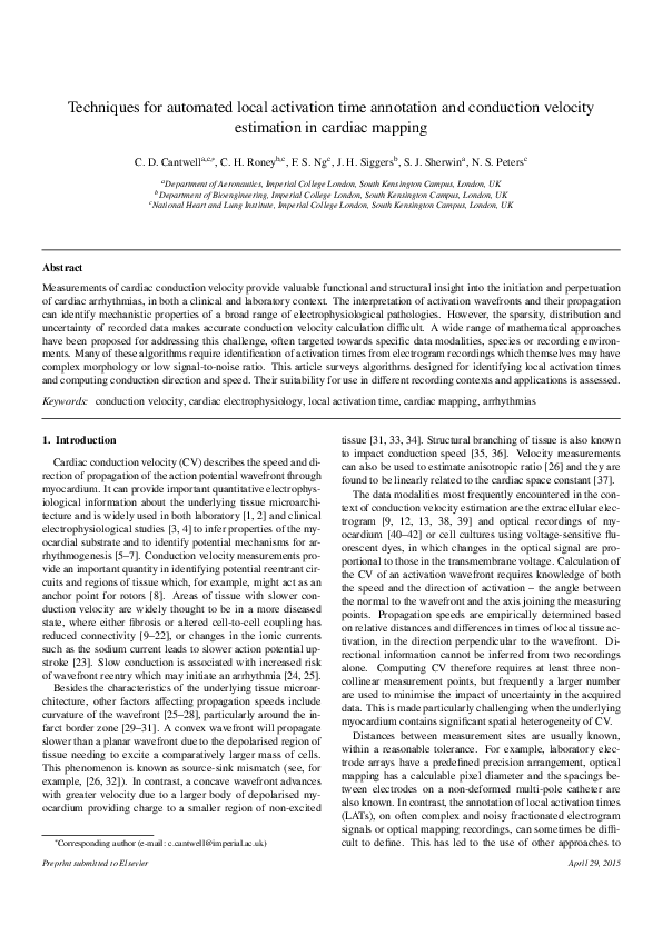 (PDF) Techniques for automated local activation time annotation and ...