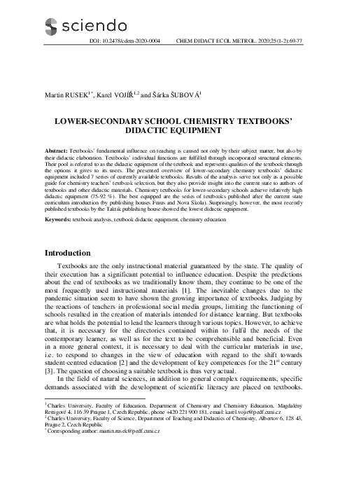 PDF Lower Secondary School Chemistry Textbooks Didactic Equipment pdf-lower-secondary-school-chemistry-textbooks-didactic-equipment