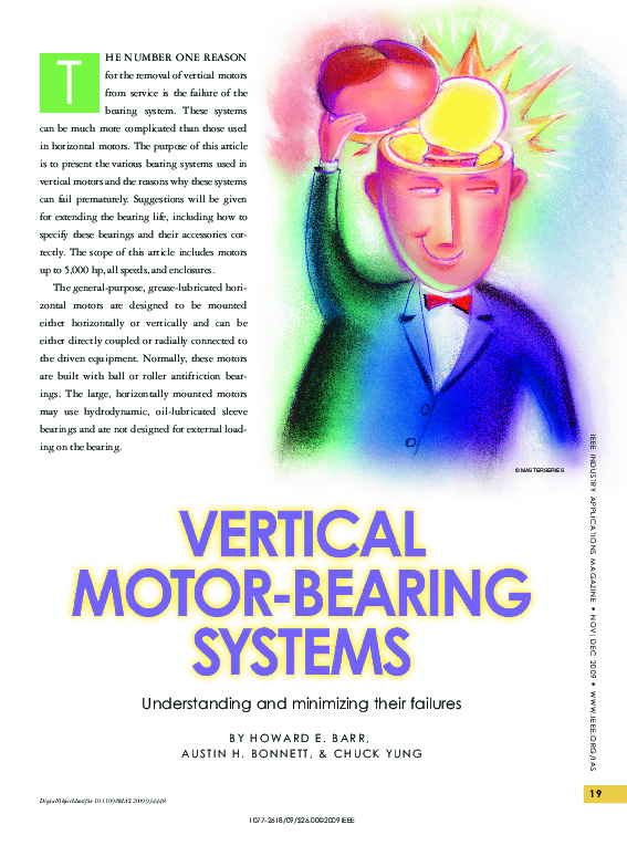 (PDF) Vertical motor-bearing systems