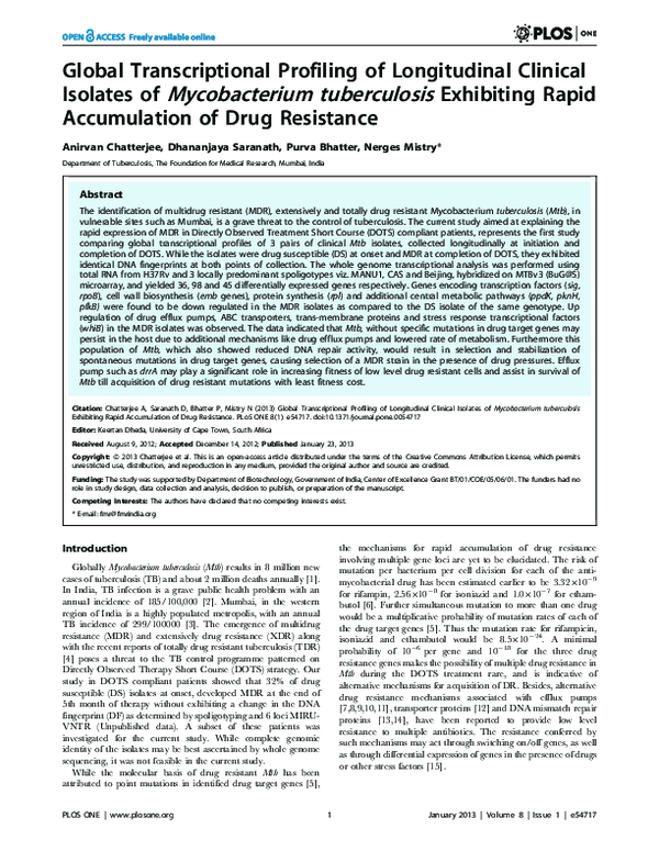 (PDF) Global Transcriptional Profiling of Longitudinal Clinical ...
