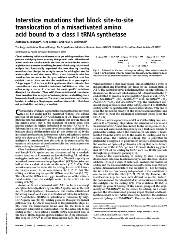 (PDF) Interstice mutations that block site-to-site translocation of a ...