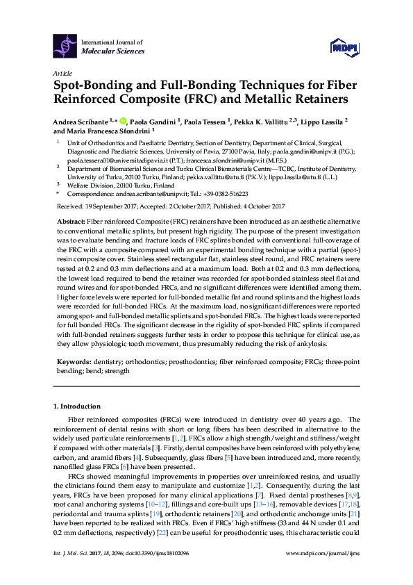 (PDF) Spot-Bonding and Full-Bonding Techniques for Fiber Reinforced ...