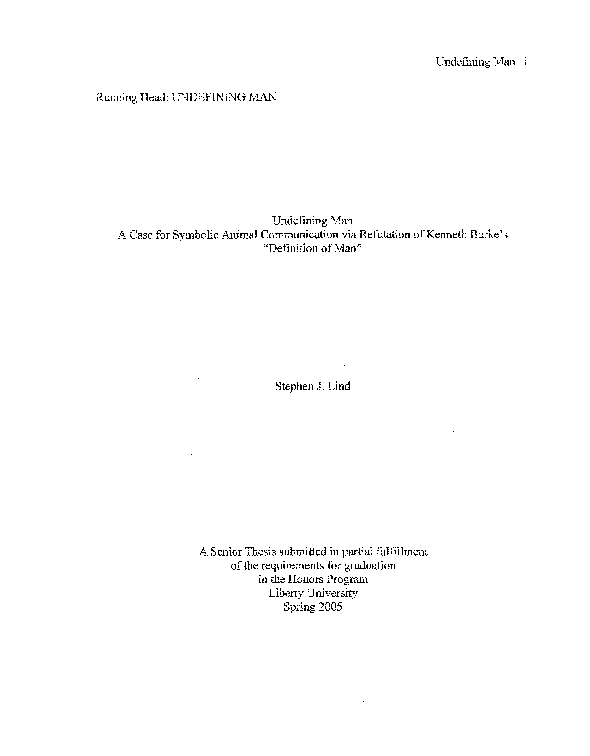 (PDF) Undefining Man: A Case for Symbolic Animal Communication via ...