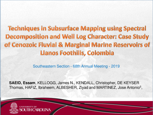 Pdf Techniques In Subsurface Mapping Using Spectral Decomposition And Well Log Character Case