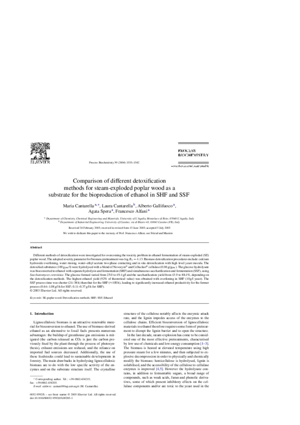 (PDF) Comparison of different detoxification methods for steam-exploded ...