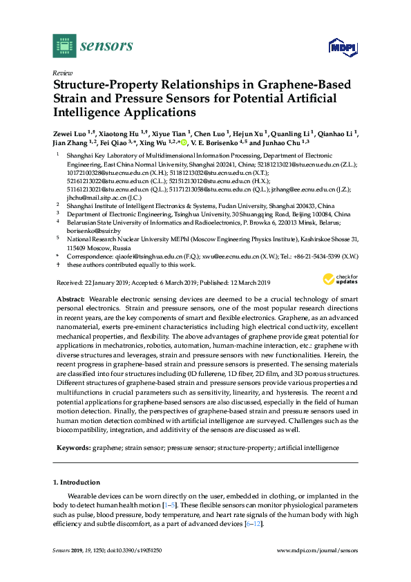 (PDF) Structure-Property Relationships in Graphene-Based Strain and ...