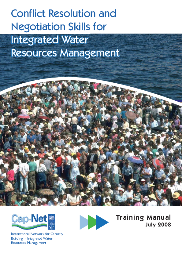 (PDF) Conflict Resolution and Negotiation Skills for Integrated Water ...