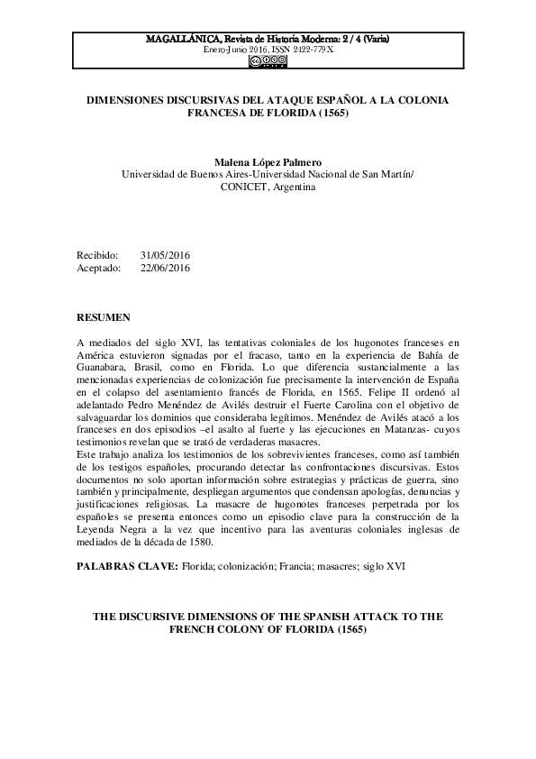 (PDF) MALENA LÓPEZ PALMERO: “Dimensiones discursivas del ataque español ...