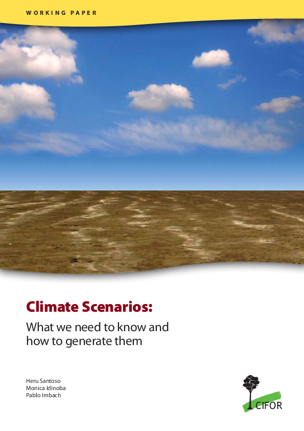 (PDF) Climate Scenarios: What we need to know and how to generate them