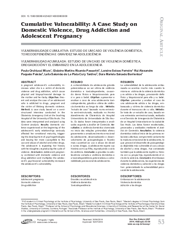 (PDF) Cumulative Vulnerability: A Case Study on intrafamilial violence ...