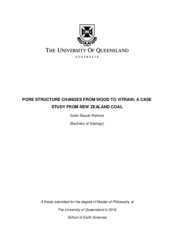 (PDF) Pore structure changes from wood to vitrain: a casy study from ...