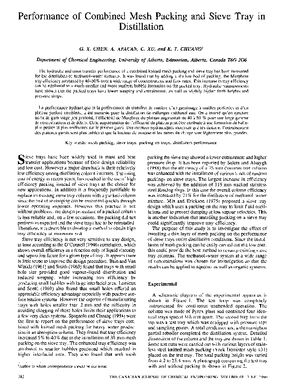 (PDF) Performance of combined mesh packing and sieve tray in ...