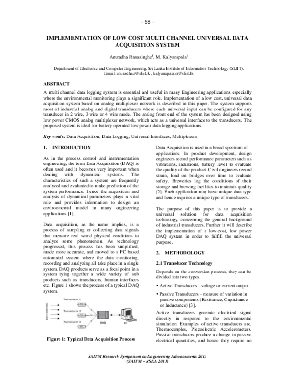 (PDF) Implementation of Low Cost Multi Channel Universal Data ...