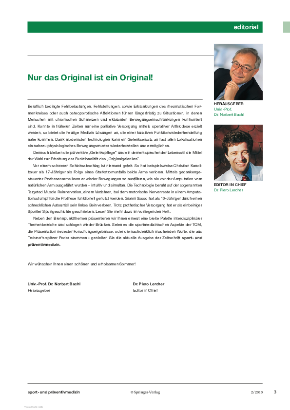 (PDF) Nur das Original ist ein Original!