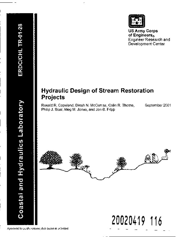 (PDF) Hydraulic Design of Stream Restoration Projects
