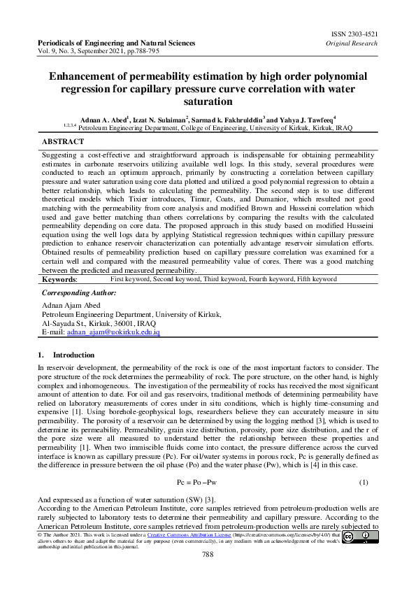 (PDF) Periodicals of Engineering and Natural Sciences