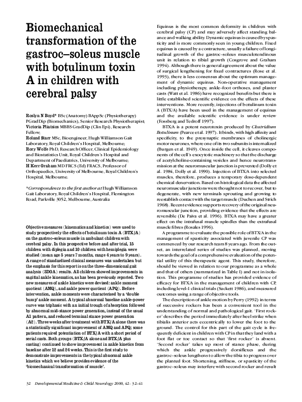 (PDF) Biomechanical transformation of the gastroc-soleus muscle with ...