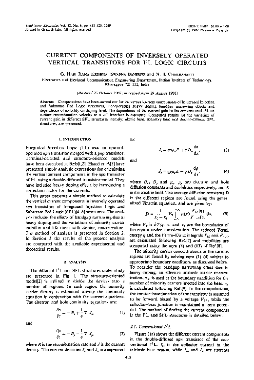 (PDF) Current components of inversely operated vertical transistors for ...
