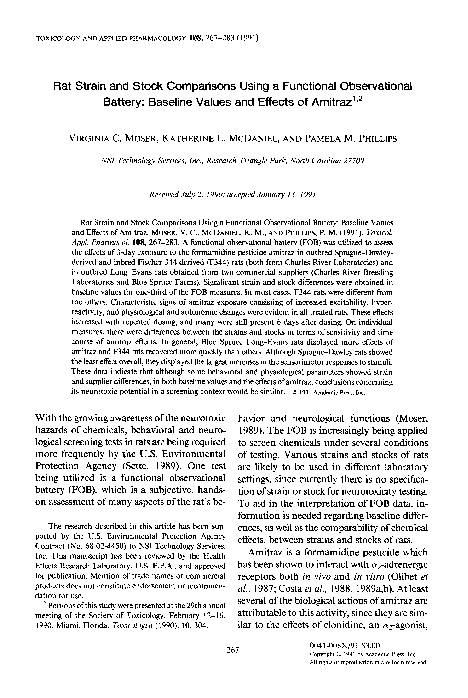 (PDF) Rat strain and stock comparisons using a functional observational ...