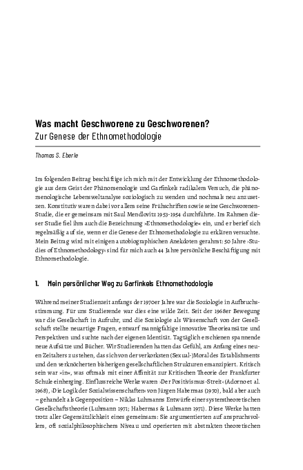 (PDF) Was macht Geschworene zu Geschworenen?