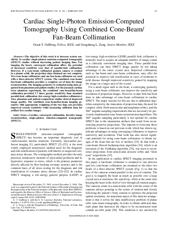 (PDF) Cardiac single-photon emission-computed tomography using combined cone-beam/fan-beam ...