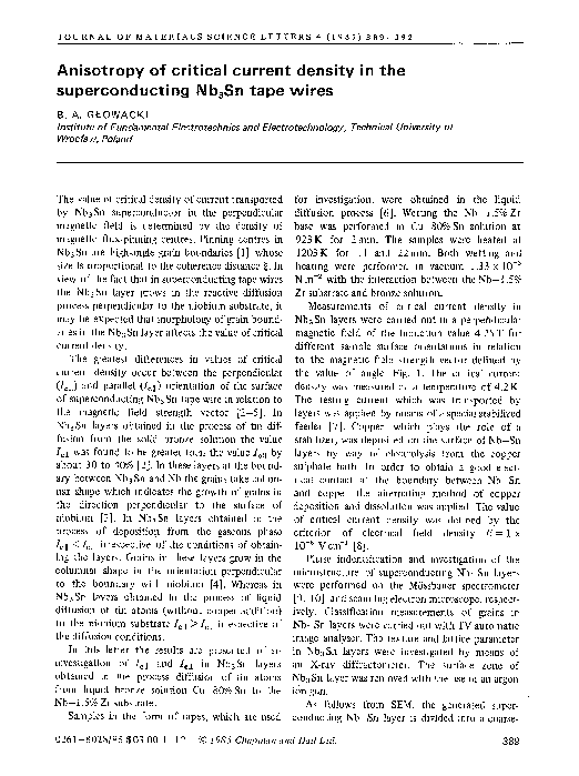 (PDF) Anisotropy of critical current density in the superconducting ...