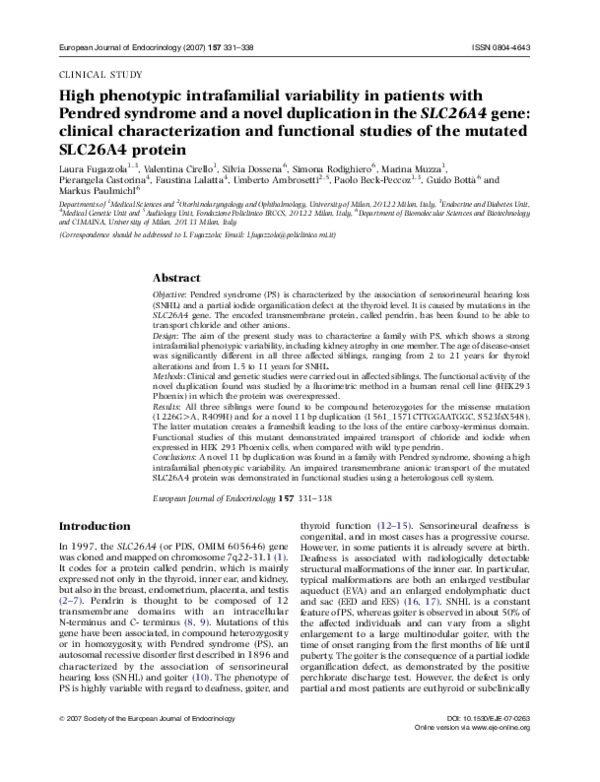 (PDF) High phenotypic intrafamilial variability in patients with ...