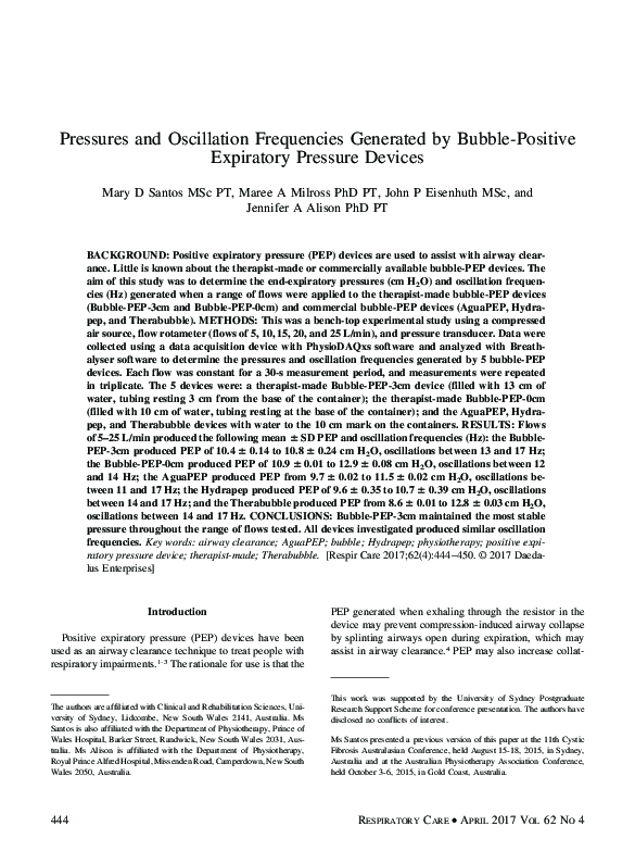 (PDF) Pressures and Oscillation Frequencies Generated by Bubble ...