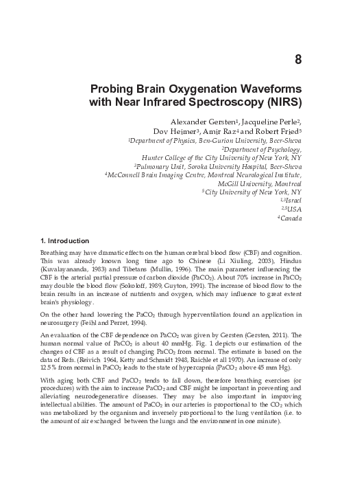 (PDF) Probing Brain Oxygenation Waveforms with Near Infrared ...