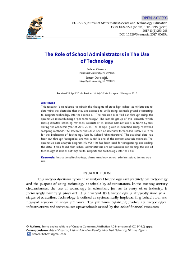 (PDF) The school computer administrator's (new) role impact on ...