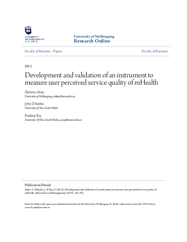 (PDF) Development and validation of an instrument to measure organizational learning capability