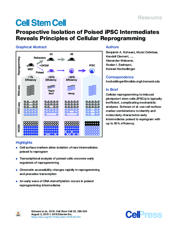 (PDF) Prospective Isolation of Poised iPSC Intermediates Reveals ...