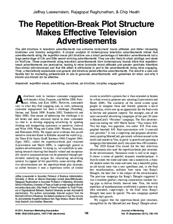 (PDF) The Repetition-Break Plot Structure Makes Effective Television ...