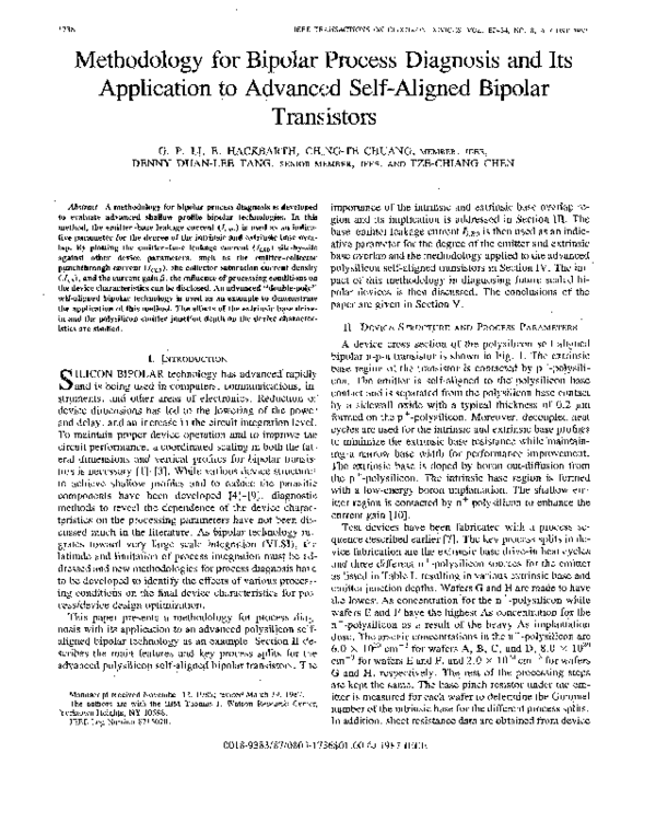 (PDF) Methodology for bipolar process diagnosis and its application to ...