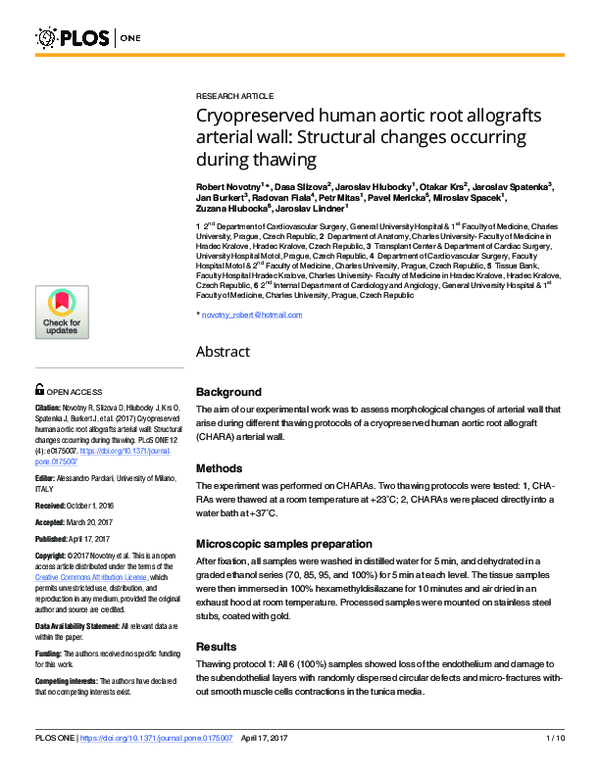 (PDF) Cryopreserved human aortic root allografts arterial wall ...