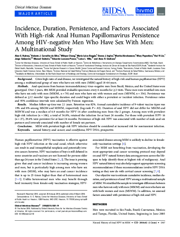 Pdf Incidence Duration Persistence And Factors Associated With 2021