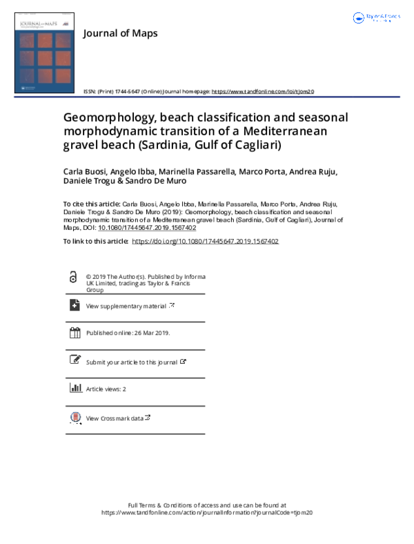 (PDF) Geomorphology, beach classification and seasonal morphodynamic ...