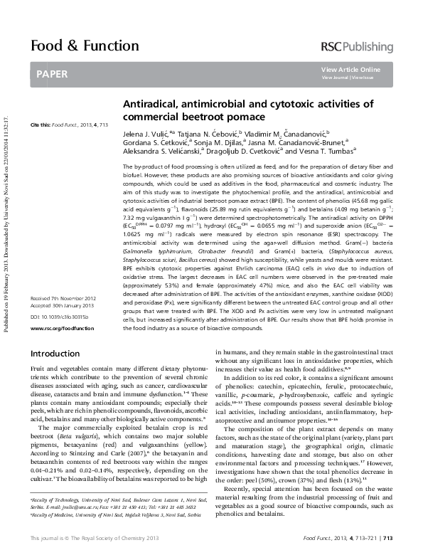 (PDF) Antiradical, antimicrobial and cytotoxic activities of commercial ...