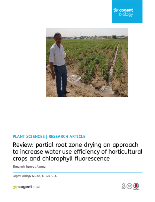 (PDF) Review: partial root zone drying an approach to increase water ...