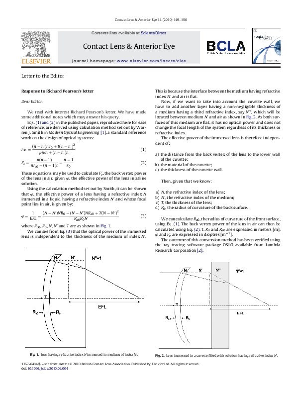 (PDF) Response to Richard Pearson's letter