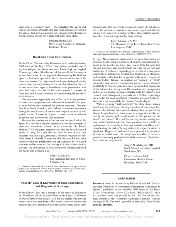 (PDF) Patients' lack of knowledge of their medications and diagnosis at ...