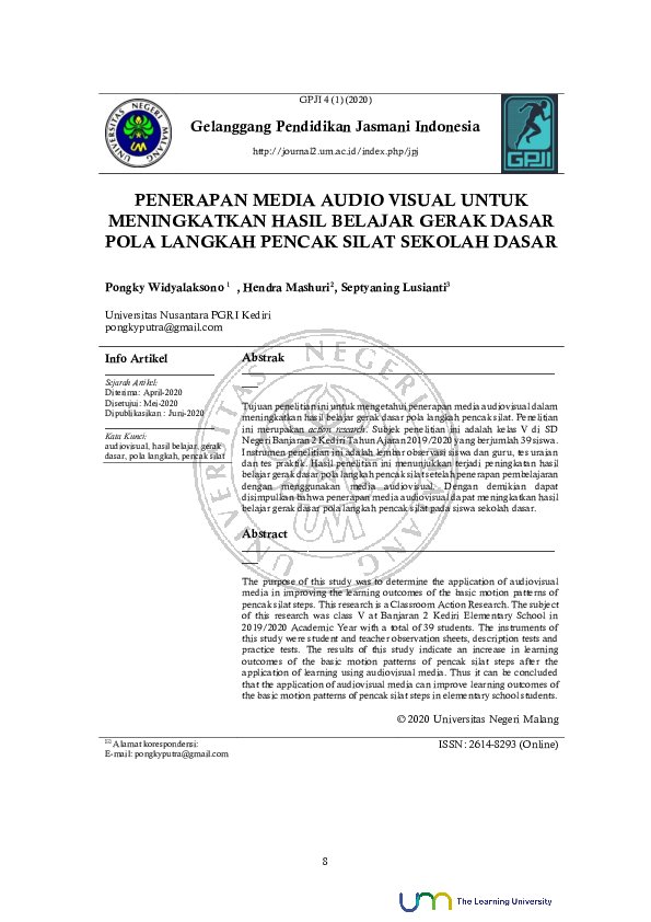 (PDF) Penerapan Media Audio Visual Untuk Meningkatkan Hasil Belajar ...